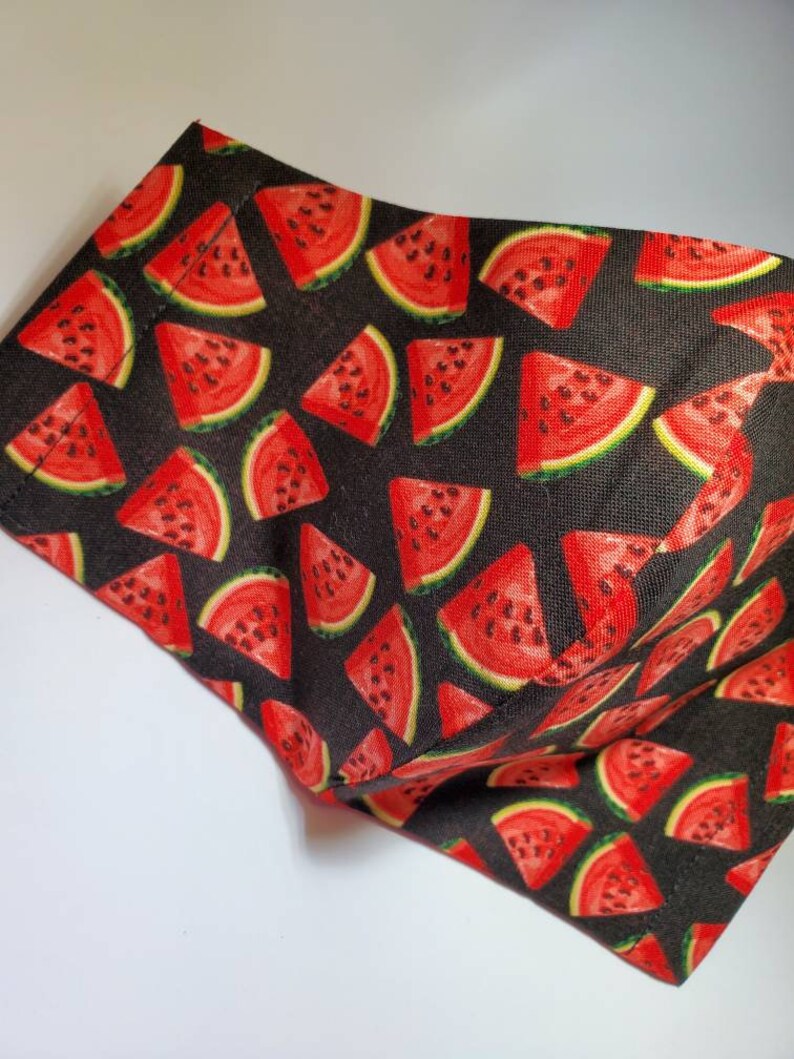 Watermelon Face Mask, Fruit Mask With Sewn in Filter, Triple Layer ...