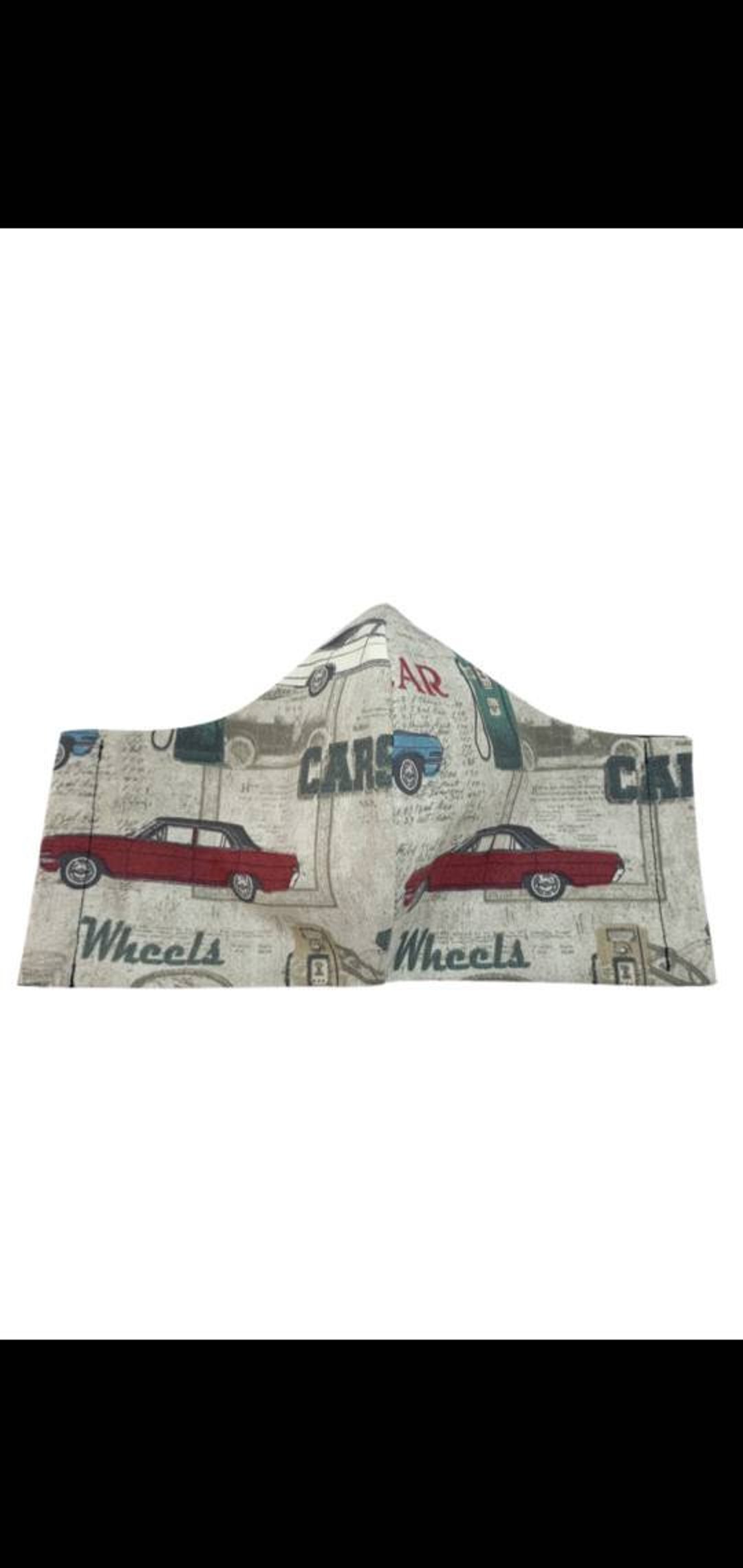 Reusable Classic Car Face Mask, Washable Triple Cotton Mask, FAST ...