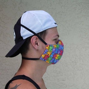 Puzzle Face Mask | Adult Mask | Child Mask | Washable Mask | Reusable ...
