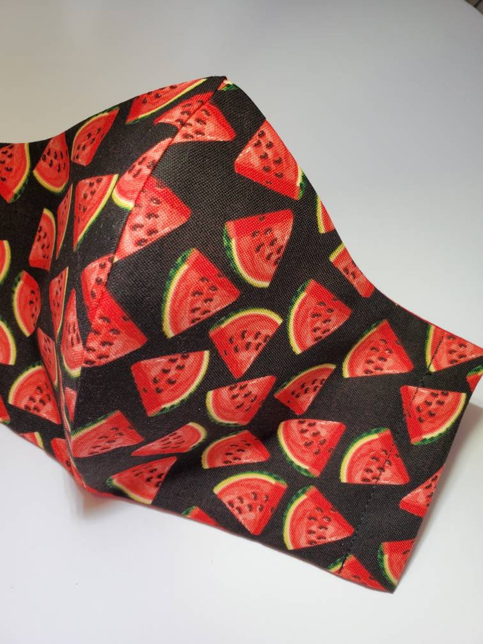 Watermelon Face Mask Fruit Mask With Sewn in Filter Triple - Etsy