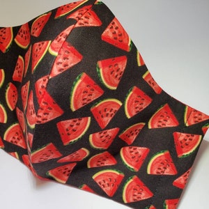 Watermelon Face Mask, Fruit Mask With Sewn in Filter, Triple Layer ...