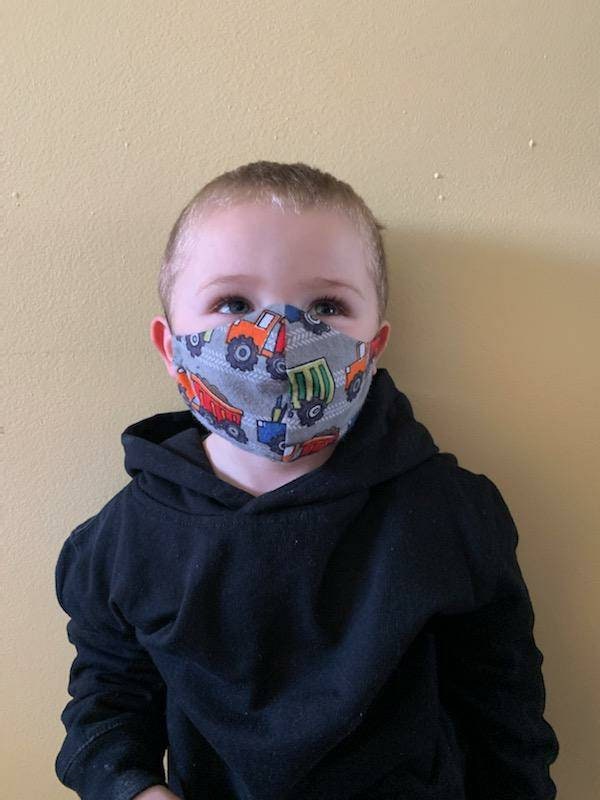 Dump Truck Face Mask | Truck Face Mask | Kids Washable Face Mask ...