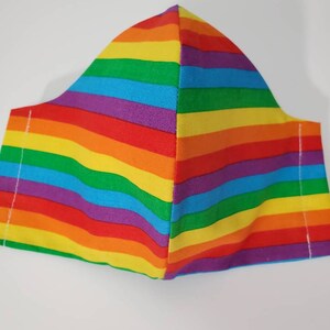 Rainbow Face Mask, Washable Face Mask, Reusable Face Mask, Cloth Face ...