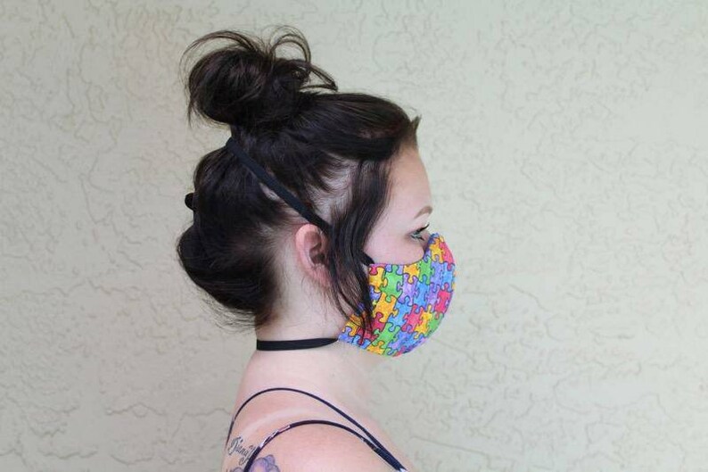 Puzzle Face Mask Adult Mask Child Mask Washable Mask | Etsy