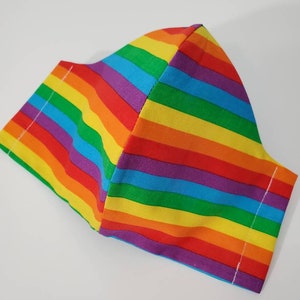 Rainbow Face Mask, Washable Face Mask, Reusable Face Mask, Cloth Face ...