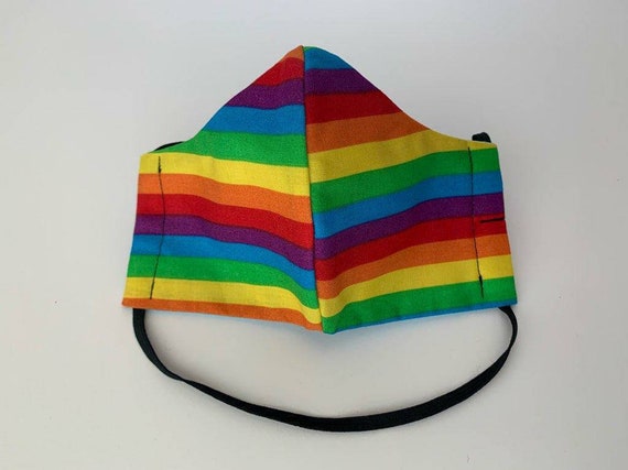 Rainbow Face Mask Washable face mask Reusable face mask | Etsy