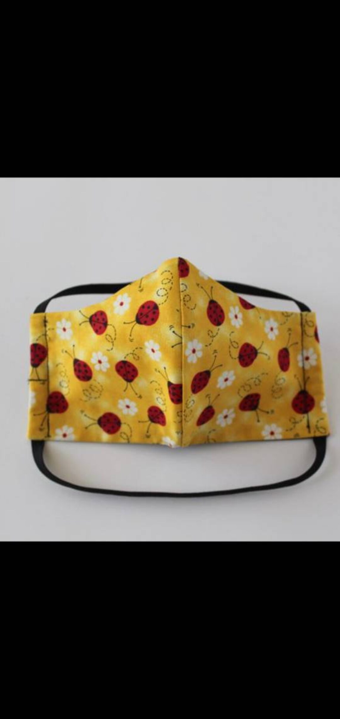 Ladybug Face Mask, Summer Mask, Washable Mask, Reusable Face Mask - Etsy