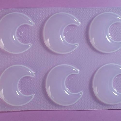 Decoden Crescent Moon Flexible Plastic Resin Chocolate Mold - Etsy