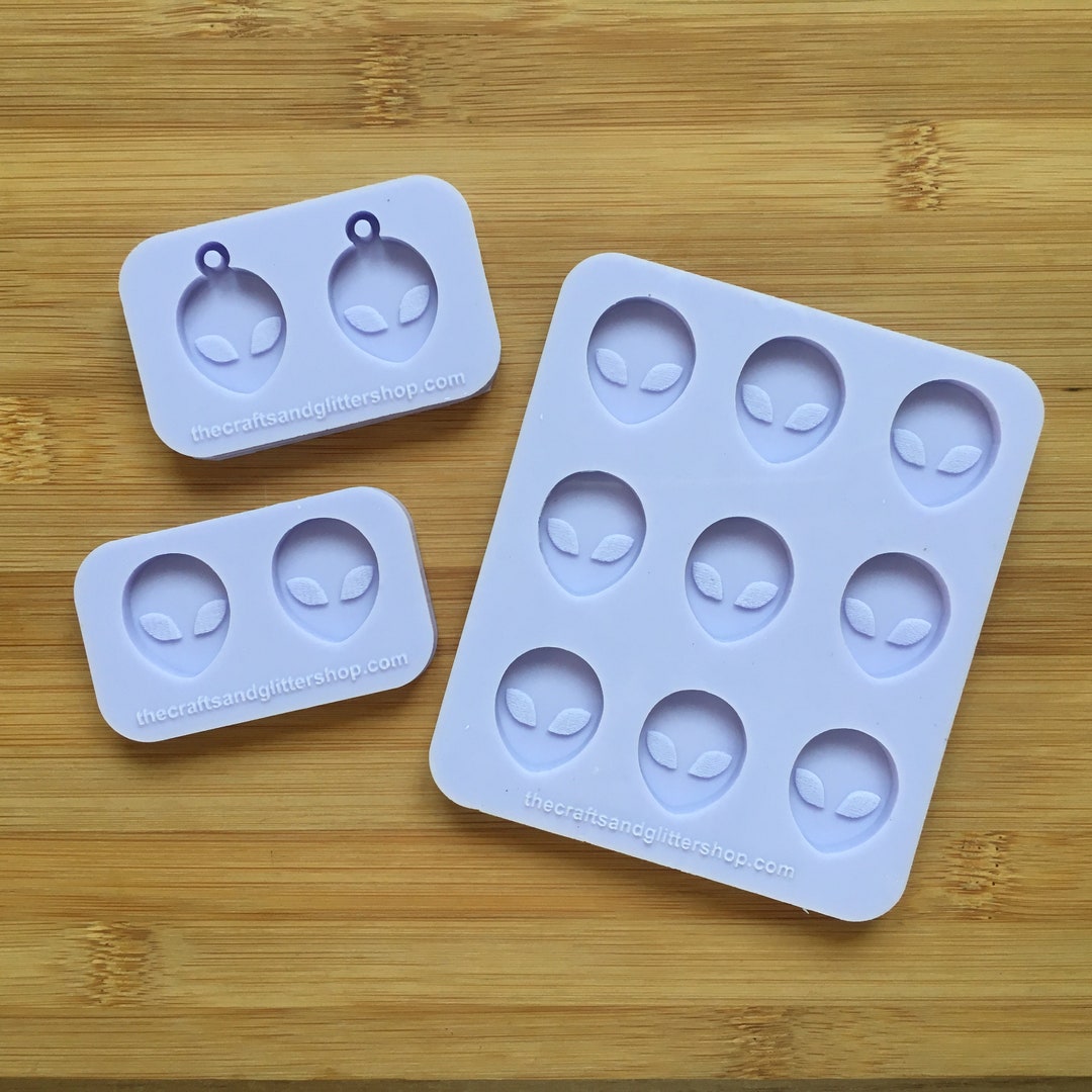 1" Alien Head Silicone Mold, Food Safe Silicone Rubber Mould for Resin ...
