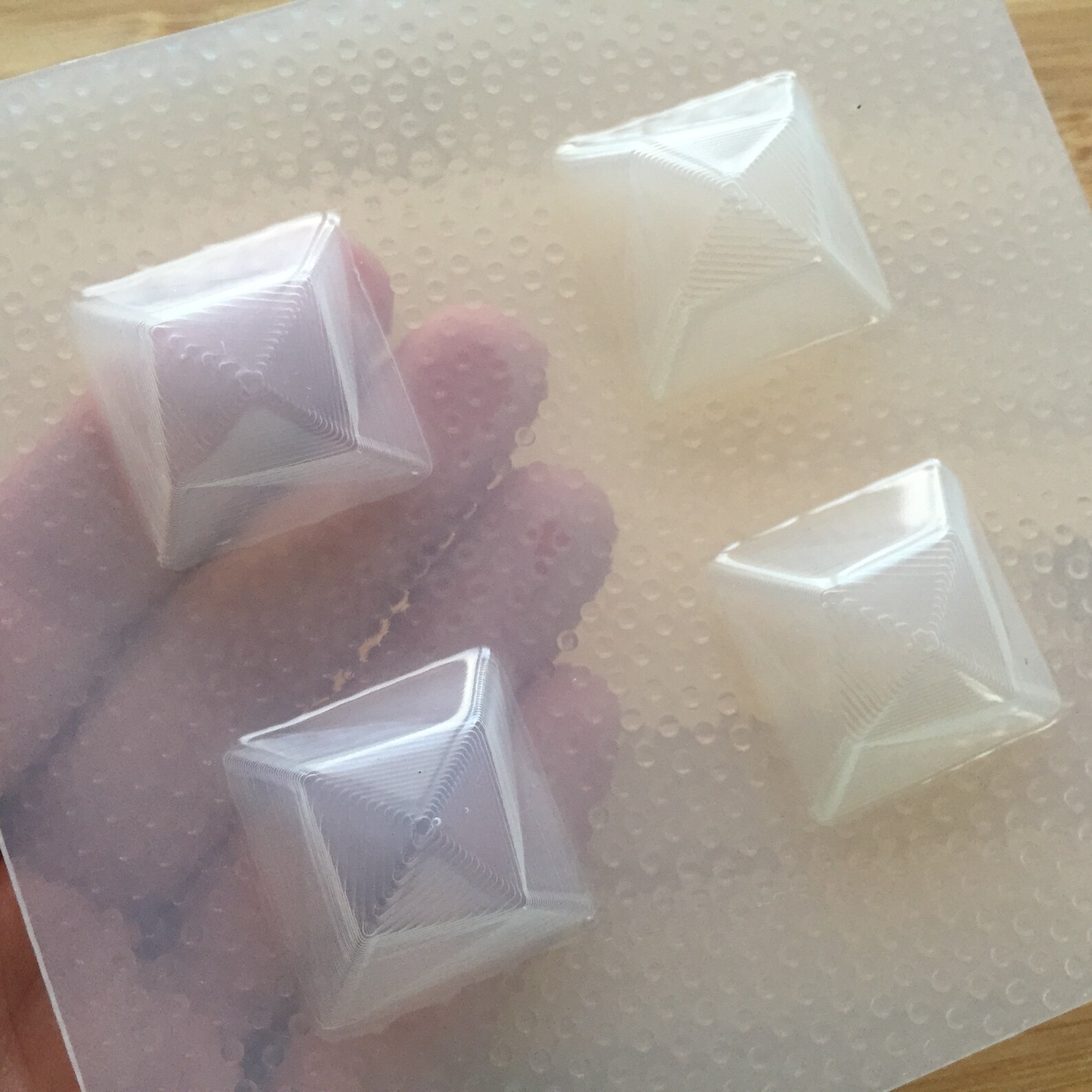 Square Gemstone Plastic Mold Resin Mold Supplies Mould UV - Etsy