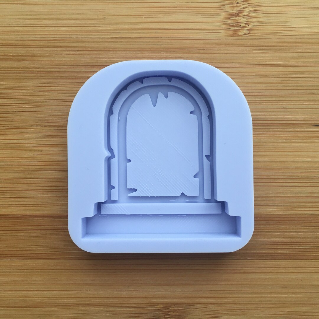 2" Tombstone Silicone Mold, Food Safe Silicone Rubber Mould for Resin ...