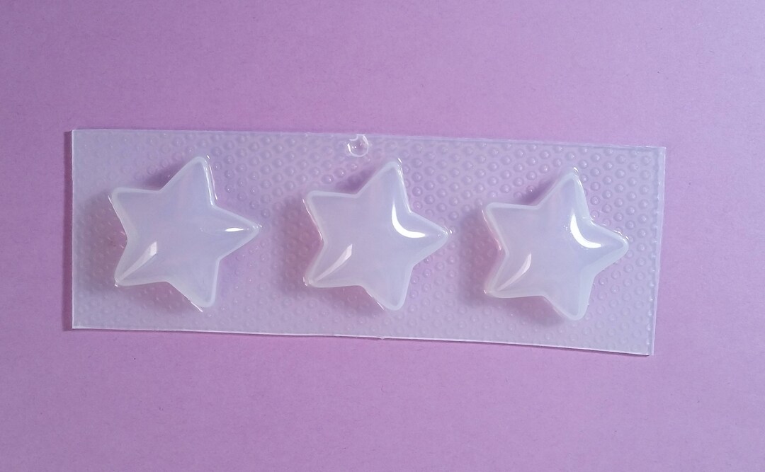 Chunky Star Resin Mold Plastic Mold Chubby Star Resin Molds - Etsy