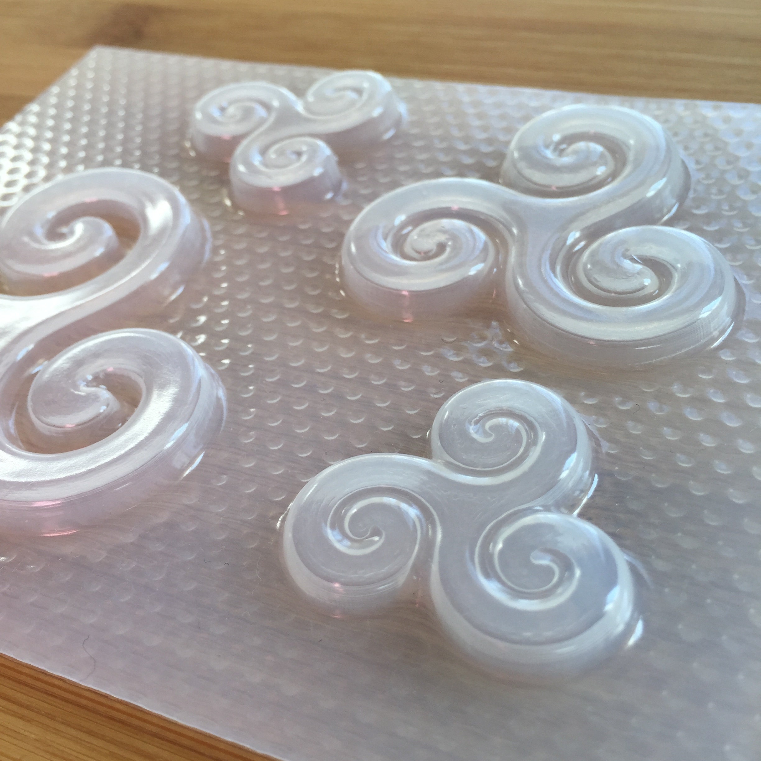 Triple Spiral Mold Resin Mould Soap Bath Bomb Candle Wax | Etsy