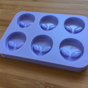 Small Alien Head Resin Mold UFO Jewelry Earrings Mold Flexible Silicone ...