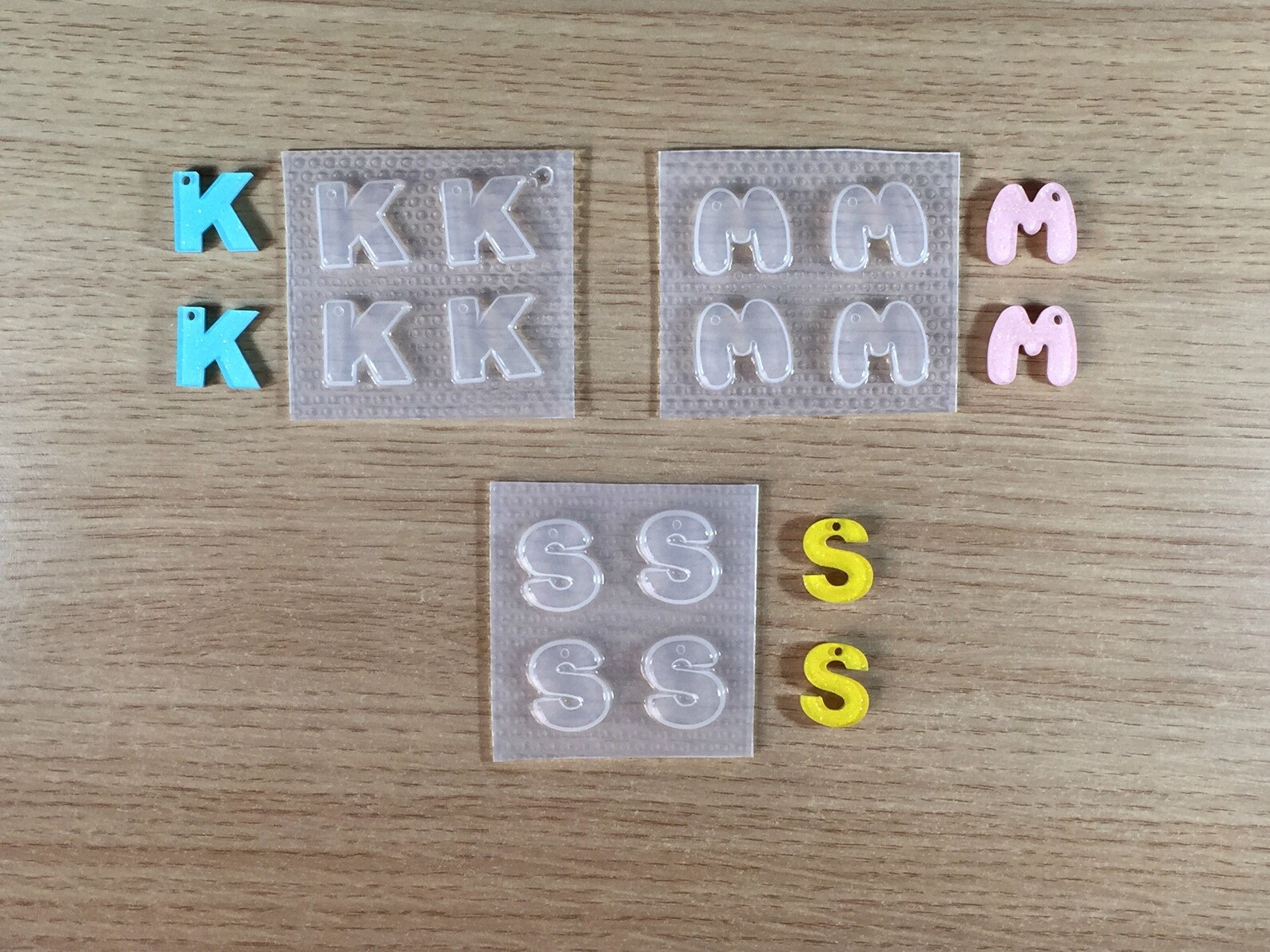 Letters K/M/S Mold resin molds uv resin mold letter mold | Etsy