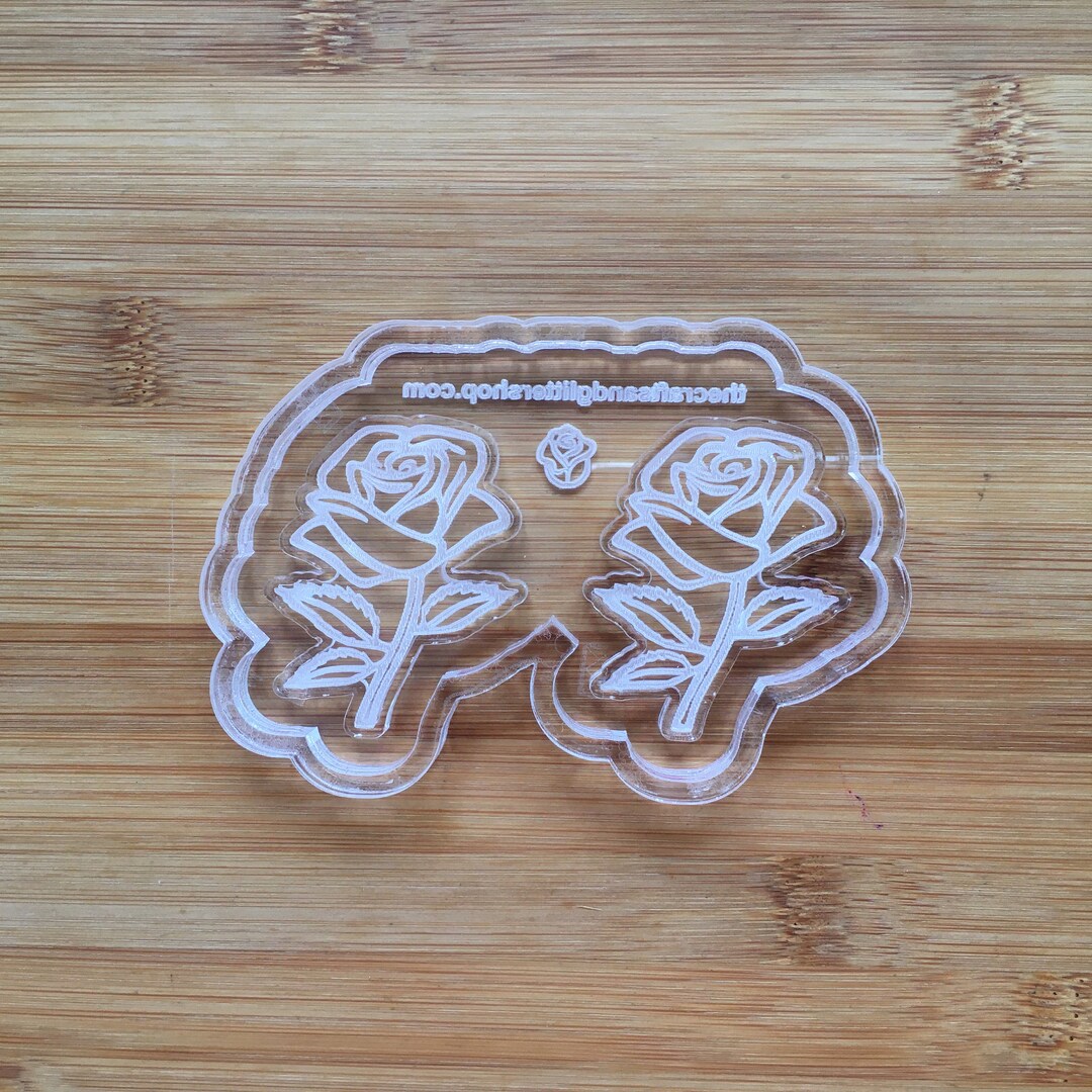 Rose Acrylic Mold Blank for Silicone Mold Making Acrylic Mold Blank ...