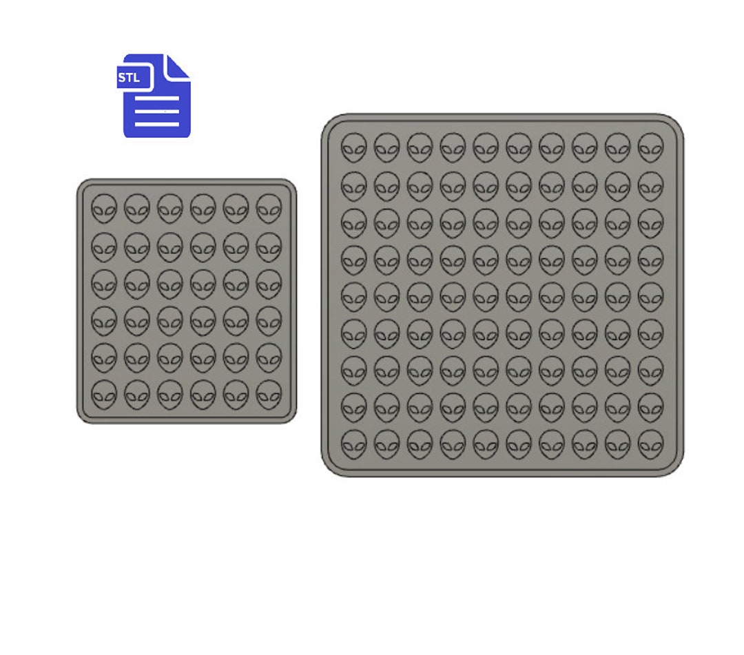 Alien Head Tray Silicone Mold Housing STL File - for 3D Printing - FILE ...