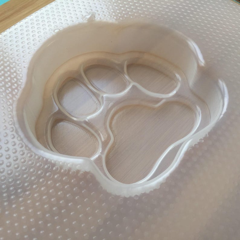 4.8 Oz Paw Print Plastic Mold, Resin Mold, Molds for Resin, Supplies ...