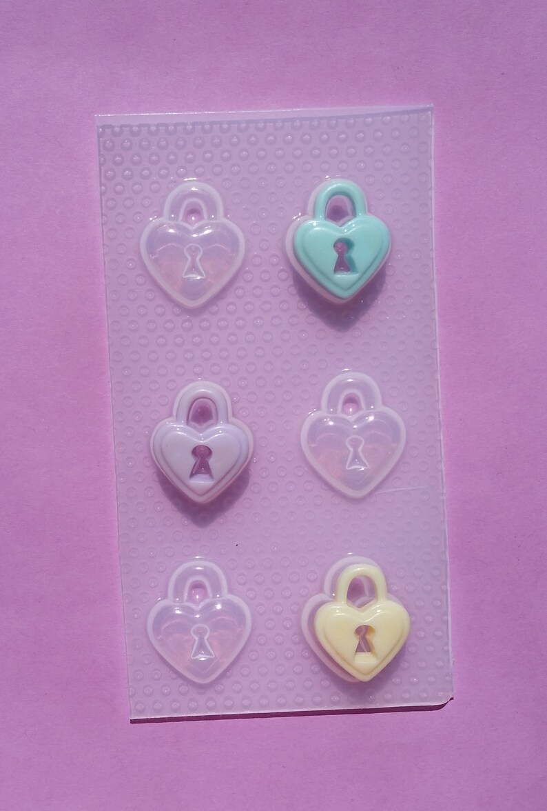 Small Heart Locket Resin Mold Flexible Plastic Molds - Etsy
