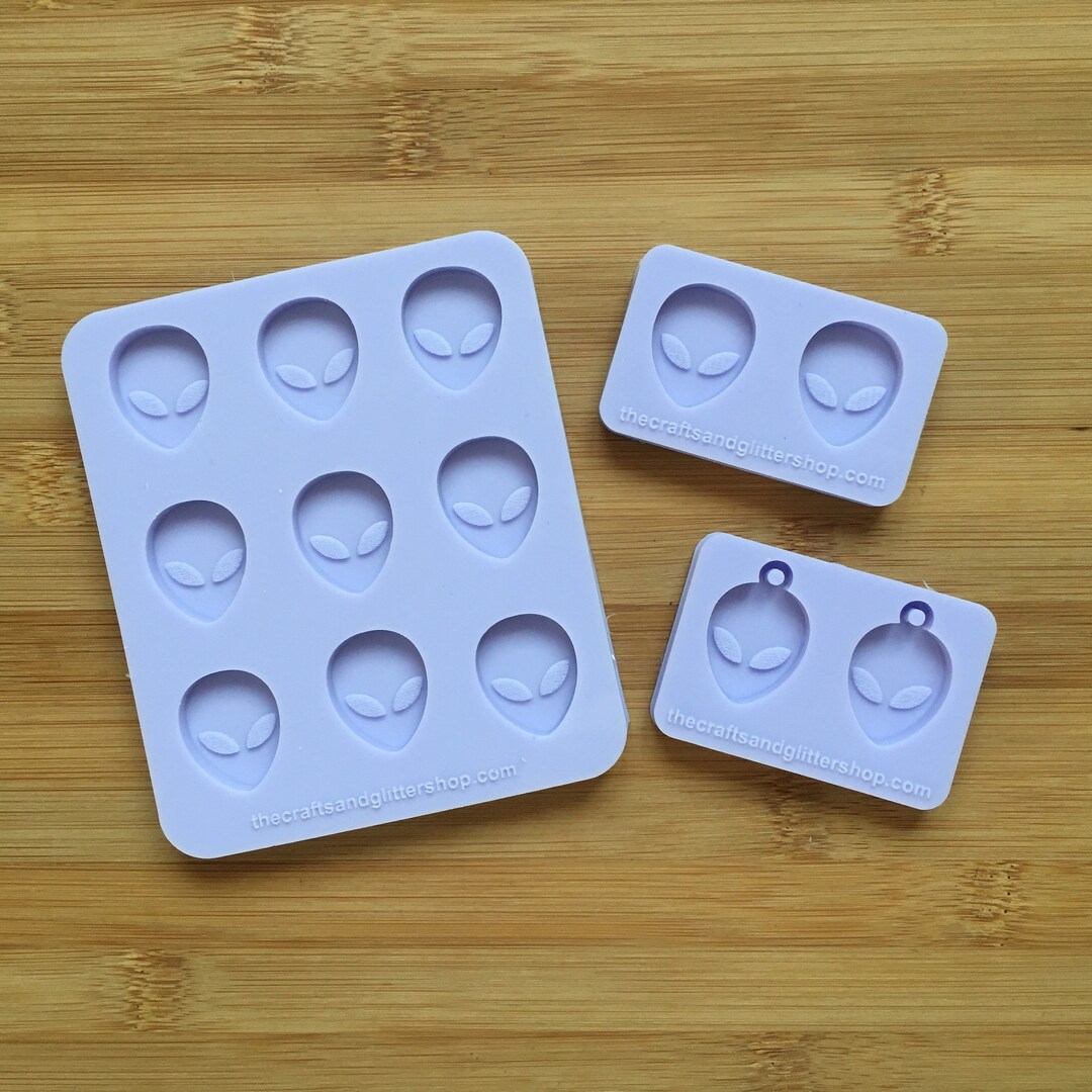 1" Alien Silicone Mold, Food Safe Silicone Rubber Mould for Resin ...