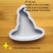 2 Wizard Hat Silicone Mold, Food Safe Silicone Rubber Mould for Resin ...