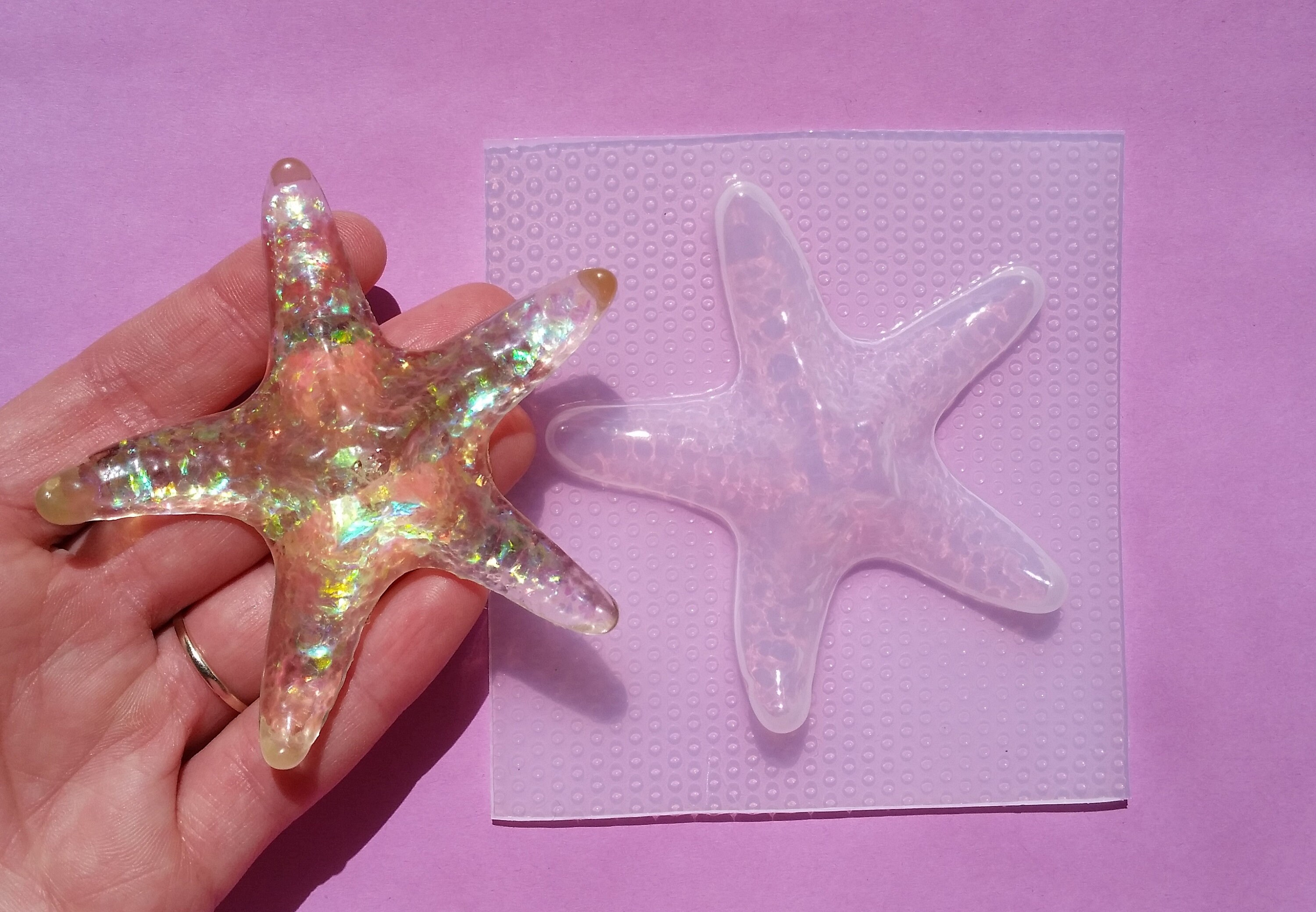Large Star Fish Resin Mold Starfish Flexible Plastic Resin - Etsy UK