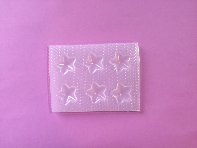 Small Puffy Stars Resin Mold Flexible Plastic Star Resin | Etsy