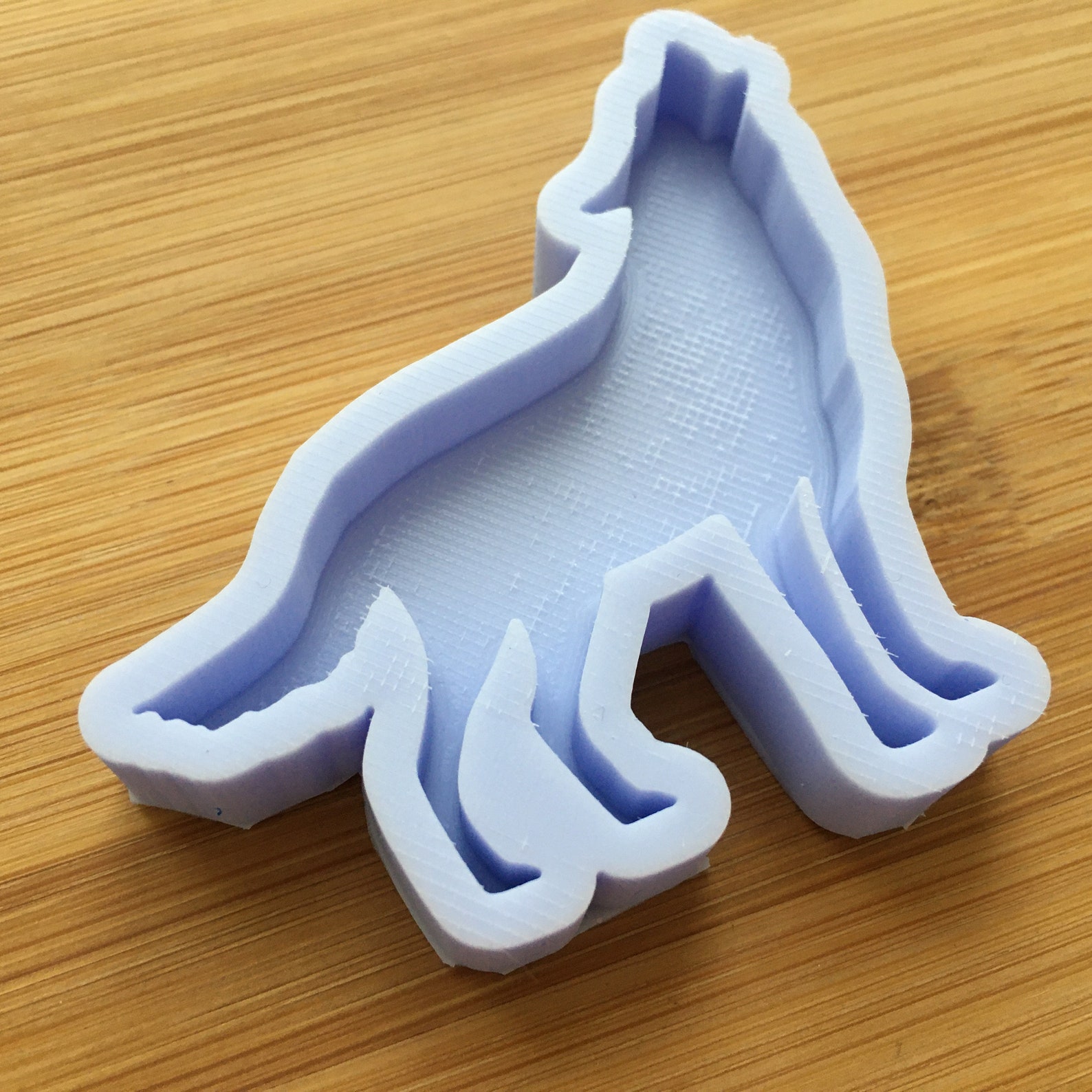 Wolf Silicone Mold, Food Safe Silicone Rubber Mould for Resin Polymer ...