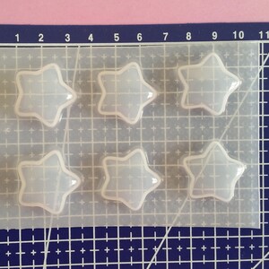 Small Bubble Star Resin Mold Flexible Plastic Resin Molds Stars Star ...