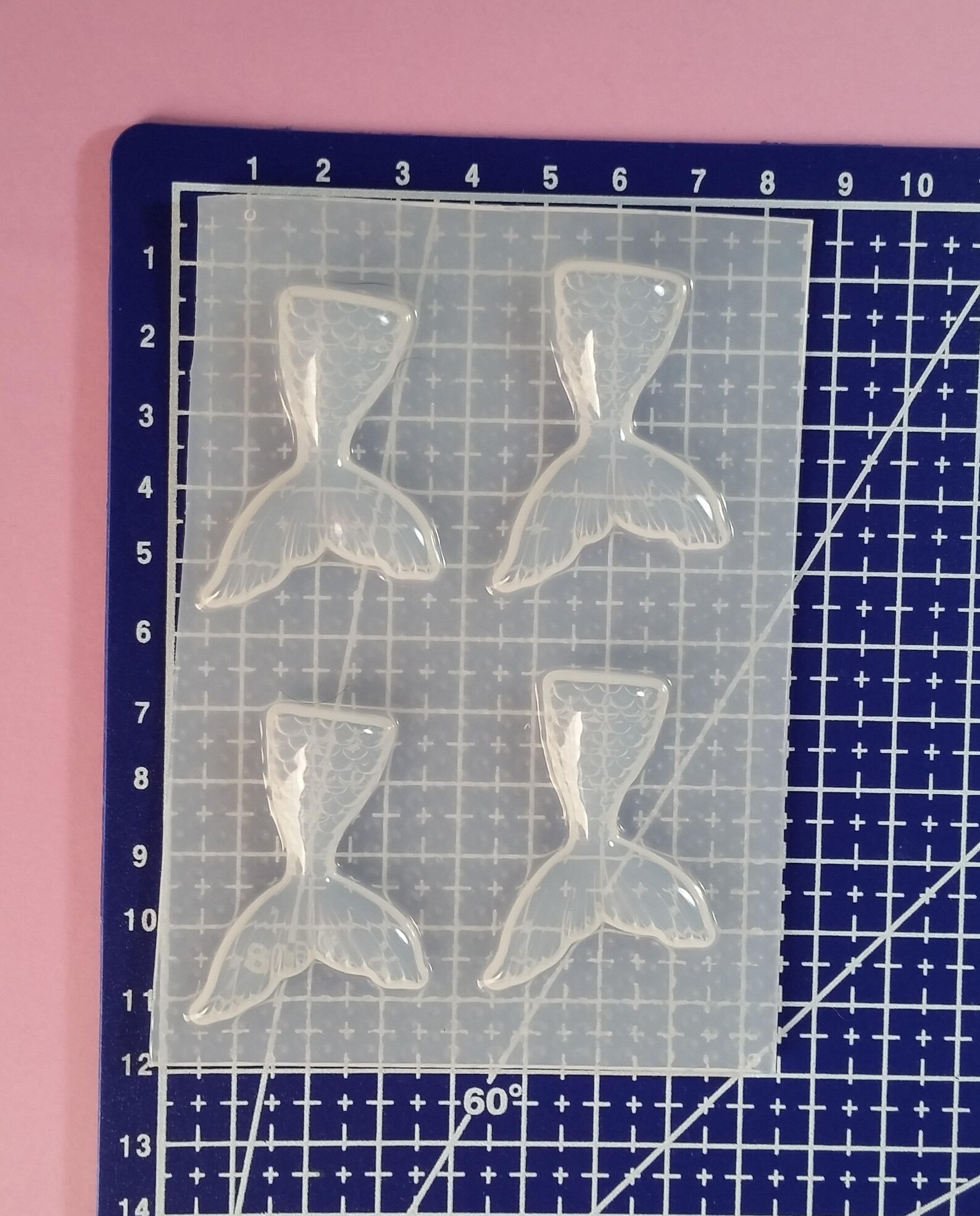 Small Mermaid Tail Plastic Mold Resin Molds UV Epoxy - Etsy