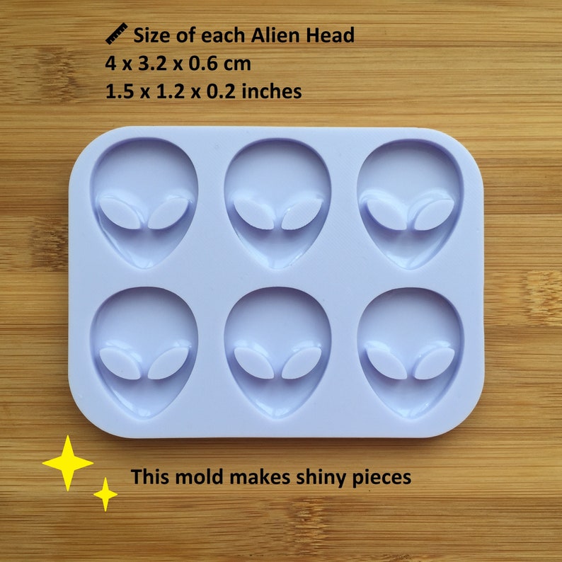 1.5 Alien Head Silicone Mold Food Safe Silicone Rubber - Etsy