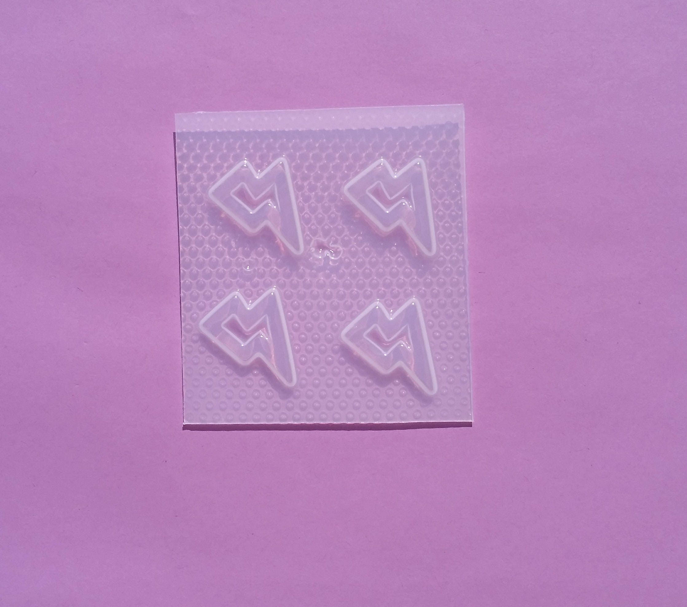 Rayo Rayo Contorno Molde plástico Rayo Trueno Perno | Etsy