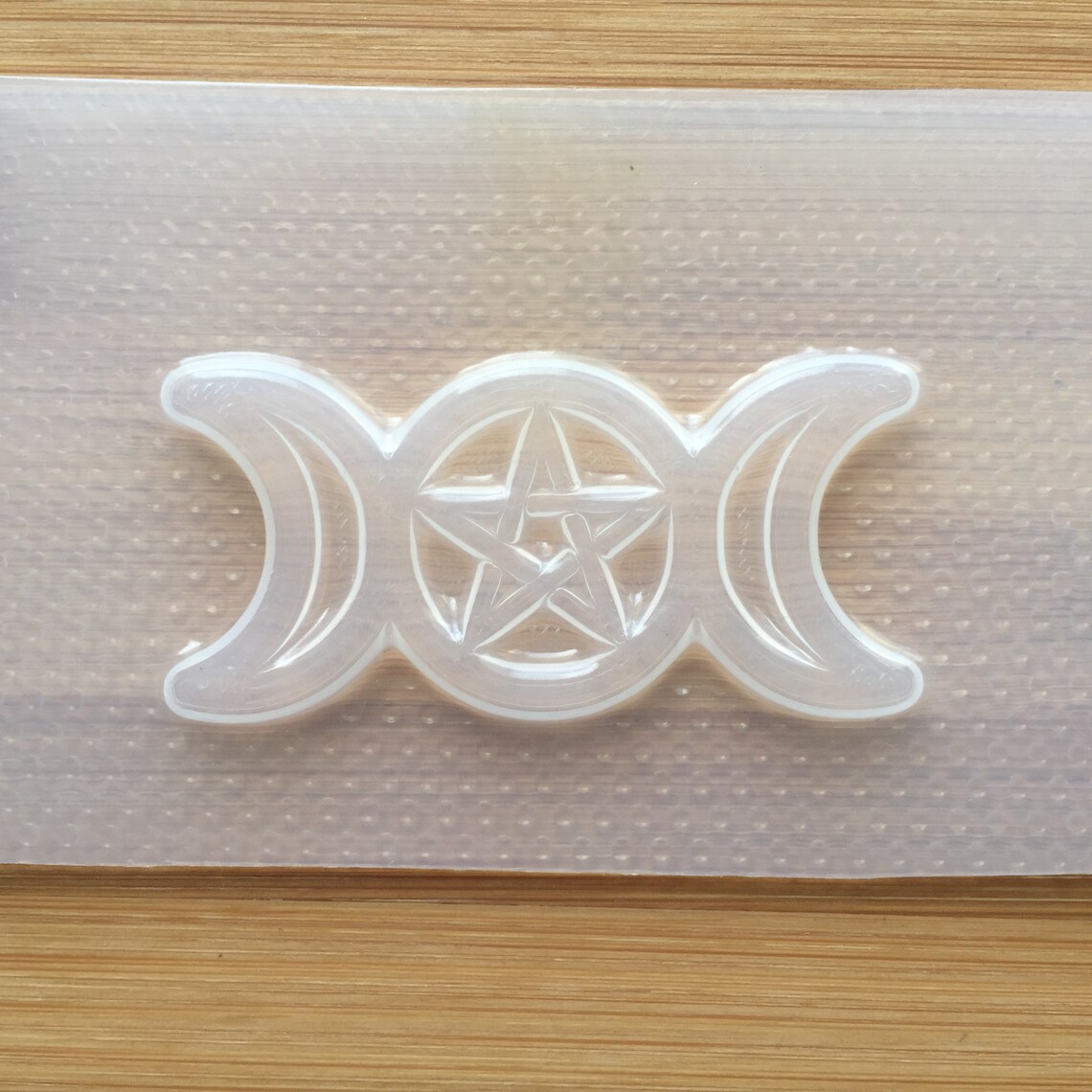2.5 Inch Pentacle Triple Moon Plastic Mold Resin Mould - Etsy