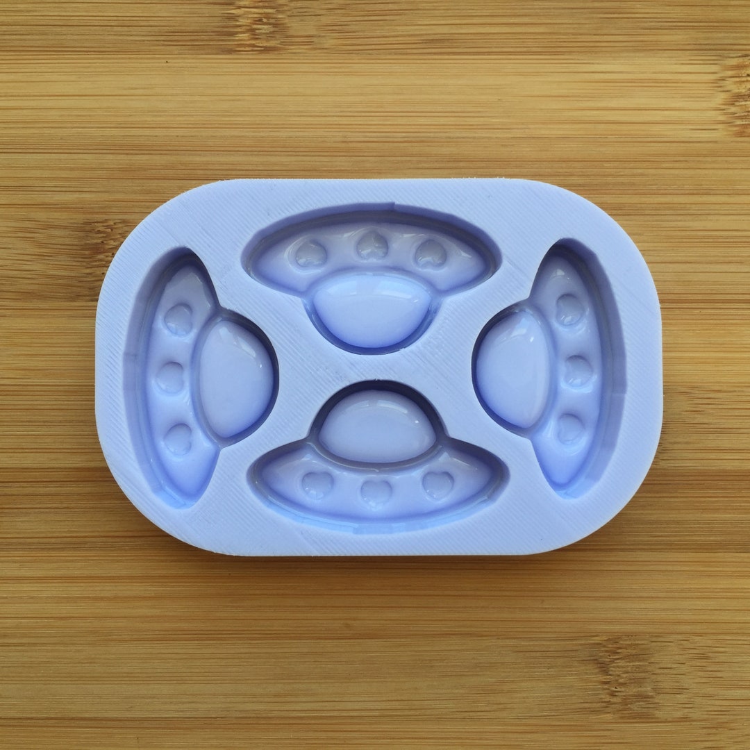 2" UFO Spaceship Silicone Mold, Food Safe Silicone Rubber Mould for ...