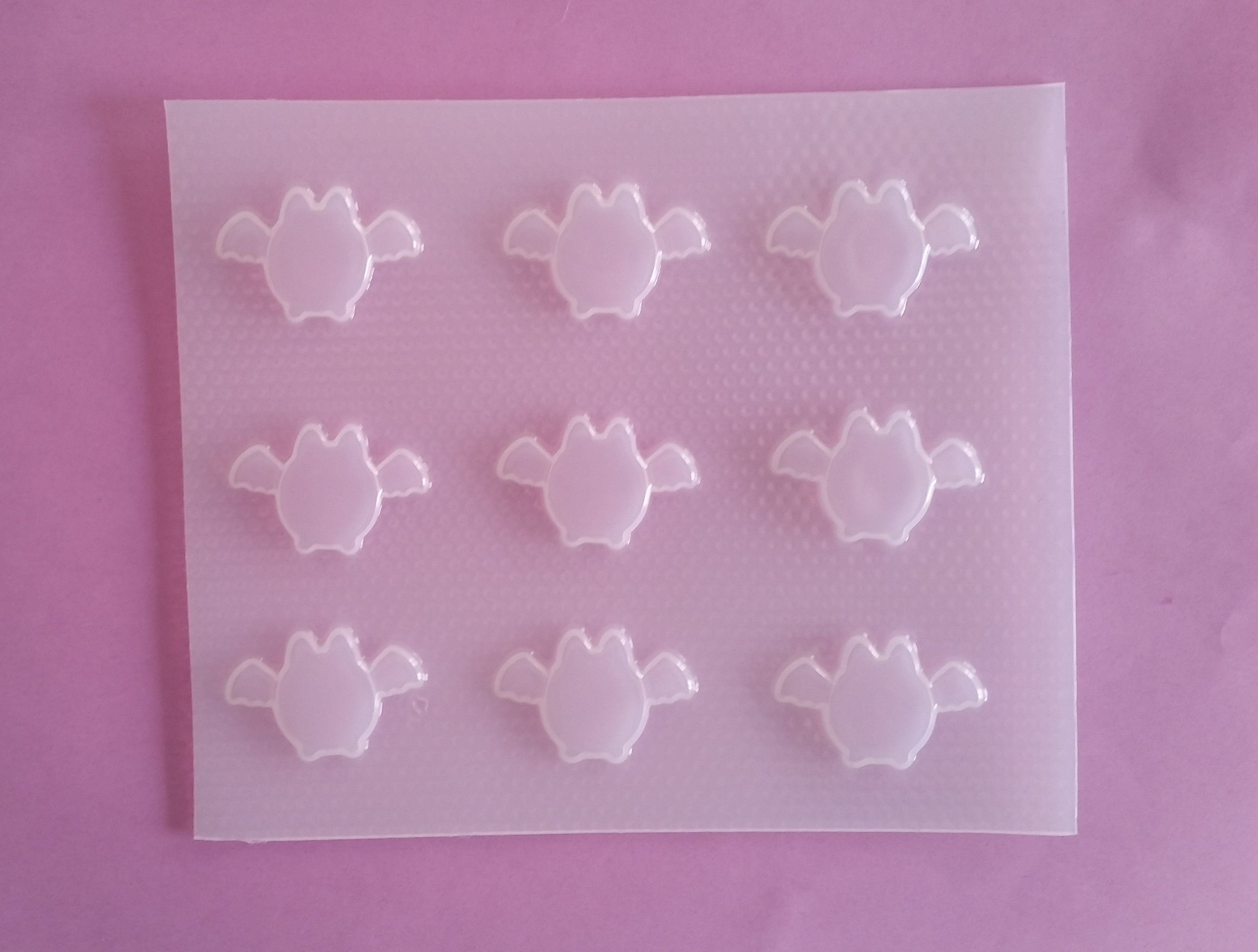 Small Kawaii Fat Bat Resin Mold Chubby Bats Flexible Plastic | Etsy