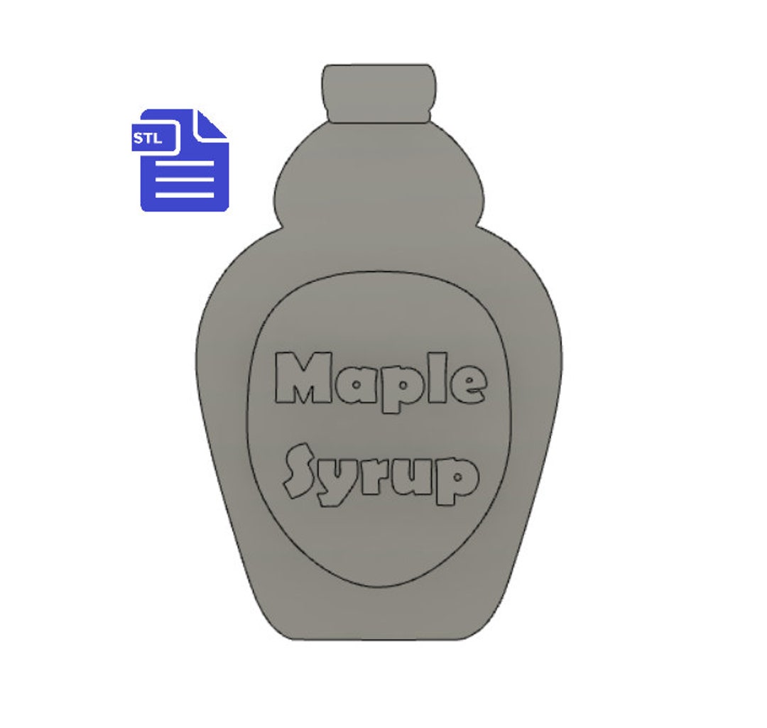 Maple Syrup Bottle STL File for 3D Printing FILE ONLY - Etsy