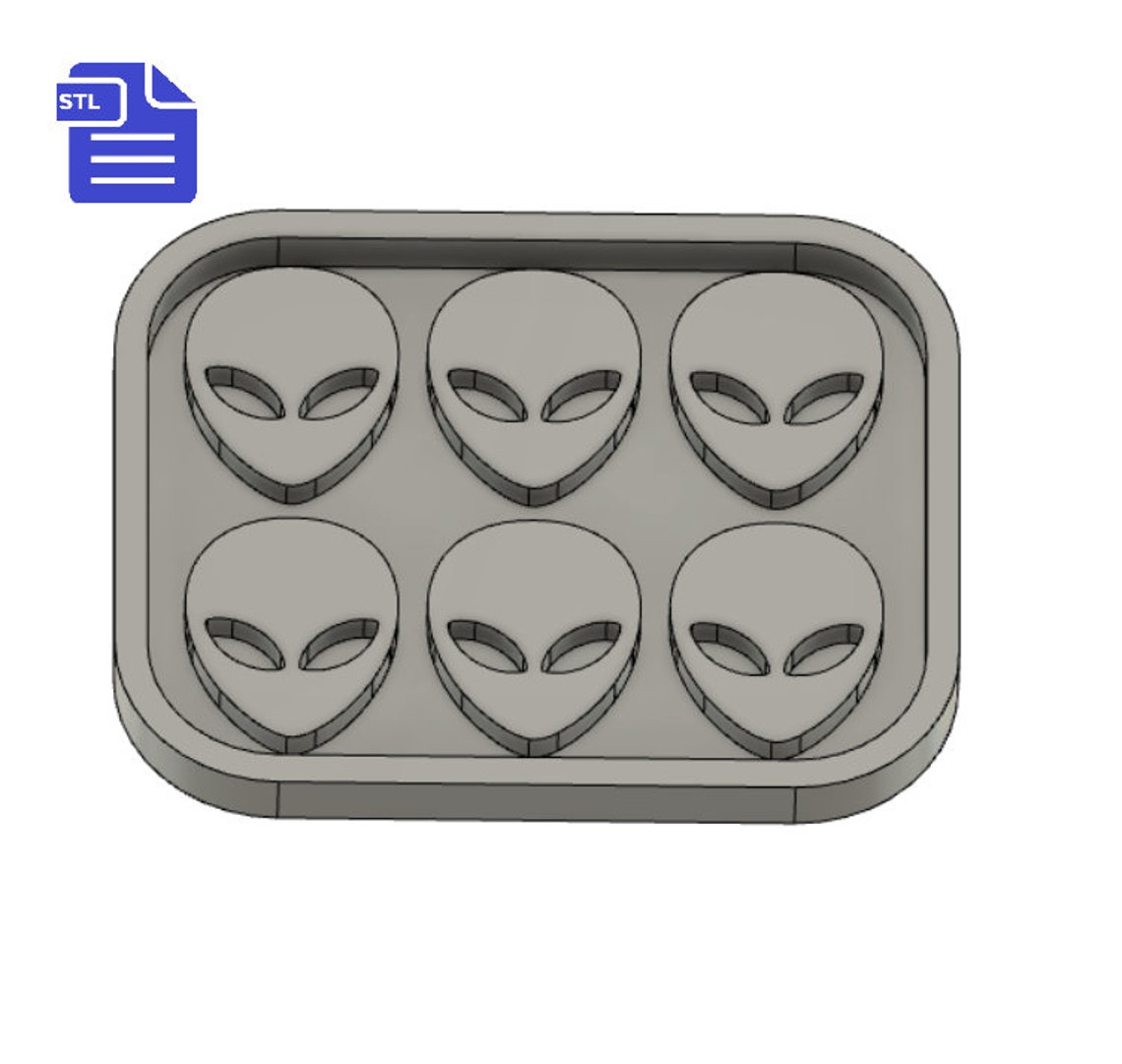 Alien STL File for 3D Printing FILE ONLY With Tray to - Etsy