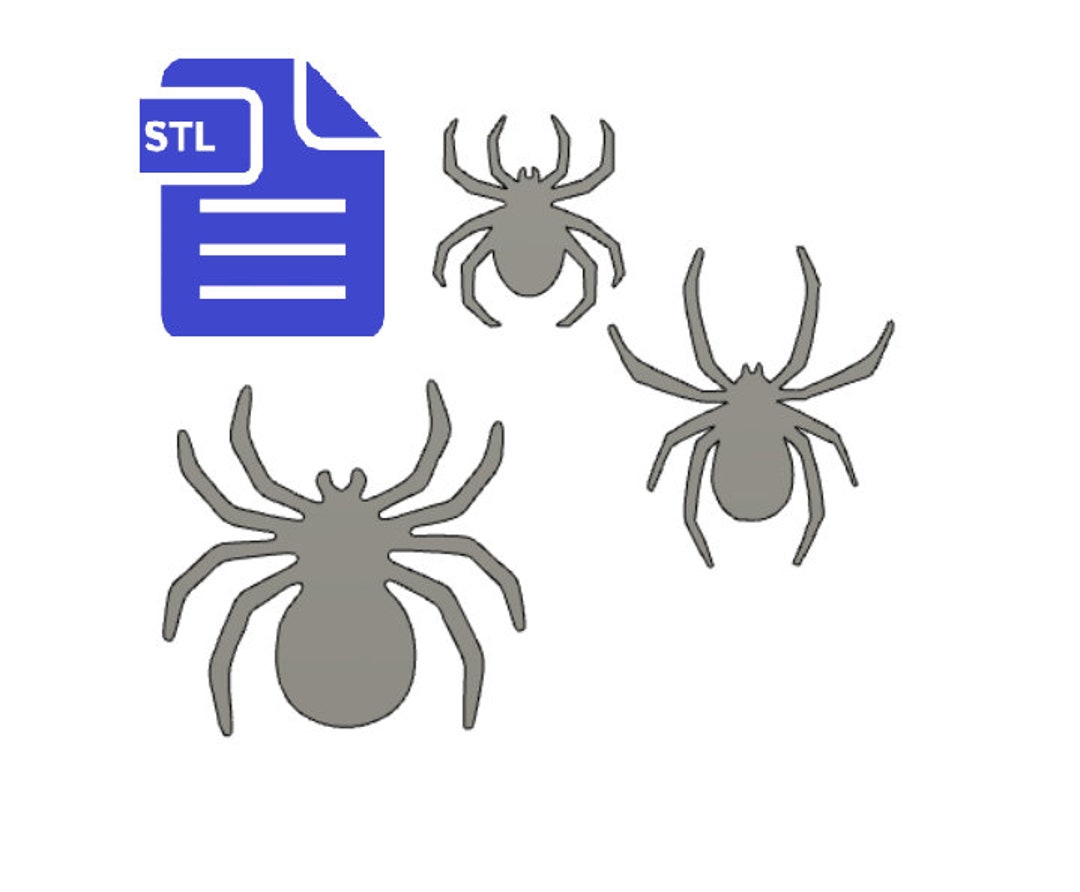 Spiders STL File for 3D Printing FILE ONLY - Etsy
