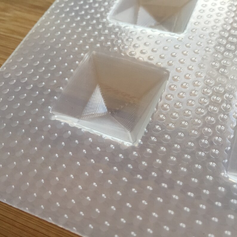 Square Gemstone Plastic Mold Resin Mold Supplies Mould UV | Etsy