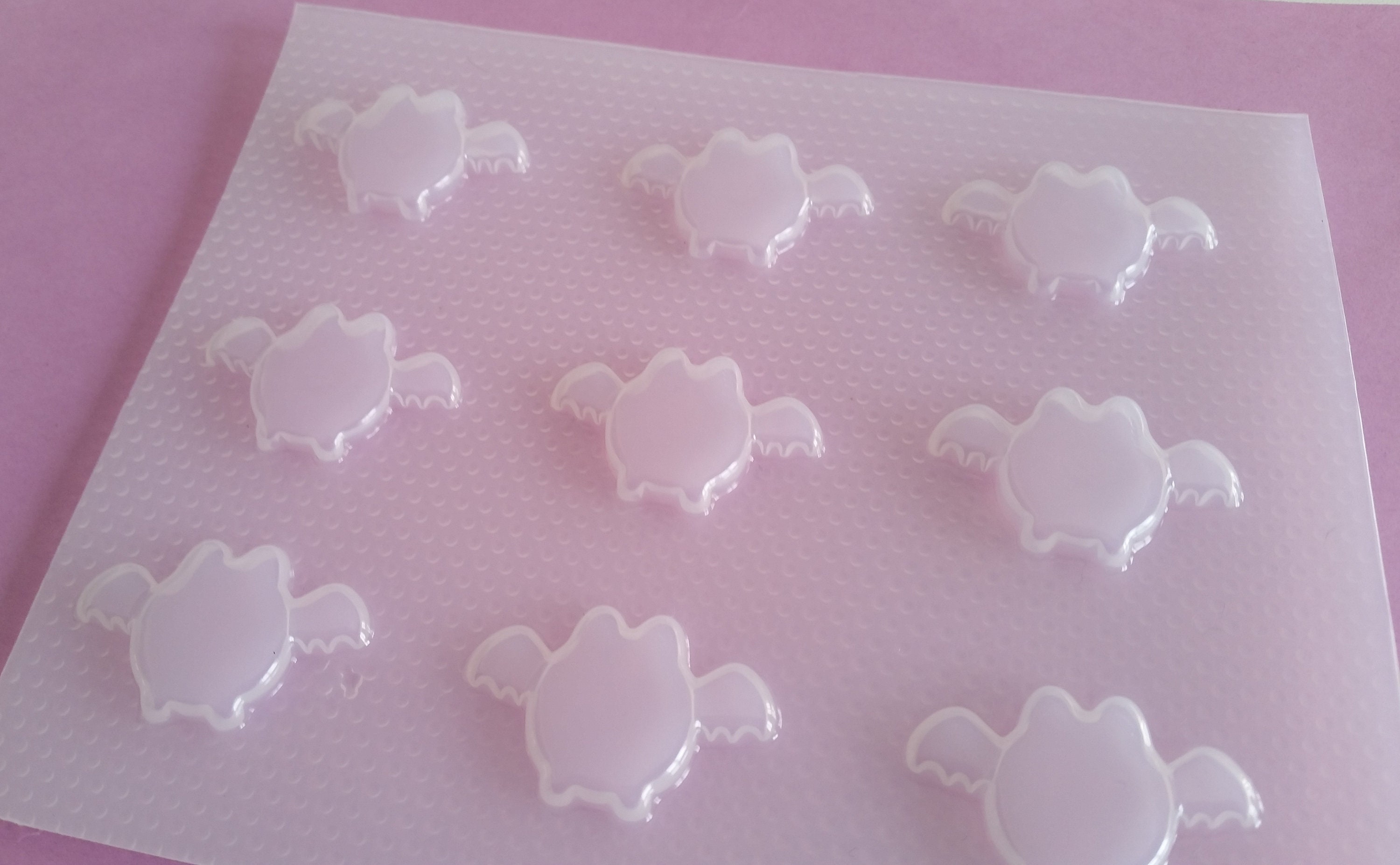 Small Kawaii Fat Bat Resin Mold Chubby Bats Flexible Plastic | Etsy