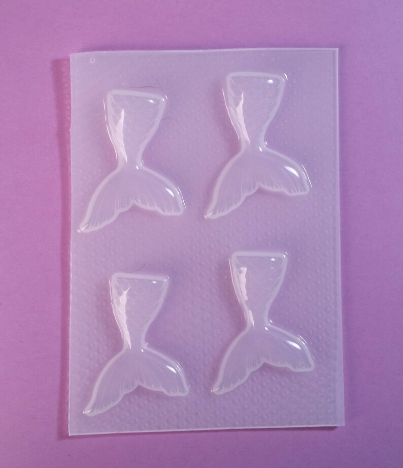 Small Mermaid Tail Plastic Mold Resin Molds UV Epoxy - Etsy