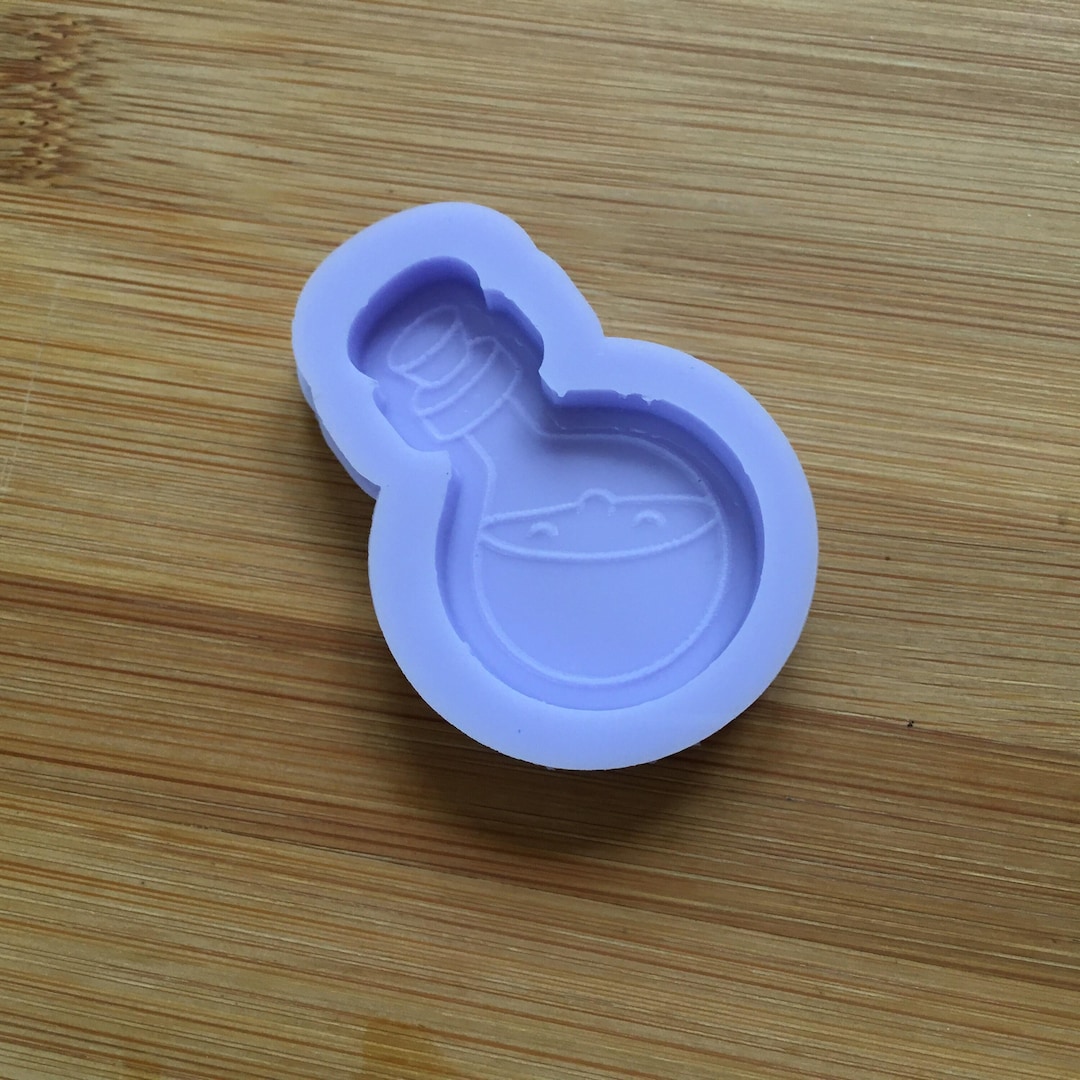 Potion Flask Silicone Mold, Food Safe Silicone Rubber Mould for Resin ...