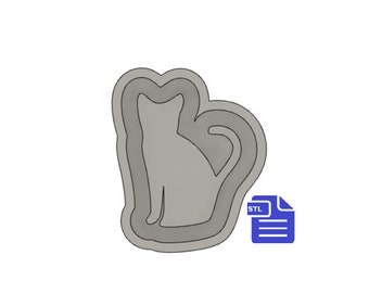 3d Cat Mold Tray - Etsy