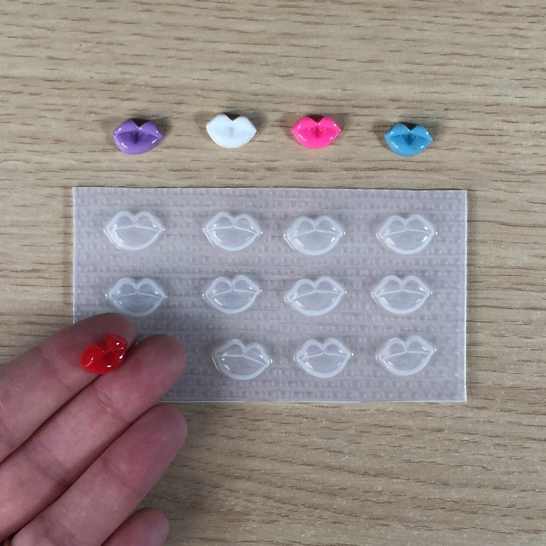 Miniature Lips Mold - Resin, Soap, Candle Wax Melt, Bath Bomb, Fondant ...