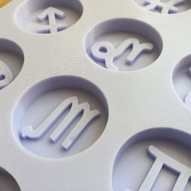1.5 Inch Zodiac Signs Silicone Mold Food Safe Silicone Rubber - Etsy