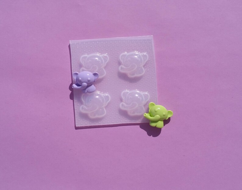 Small Elephant Resin Mold Animal Animals Flexible Plastic | Etsy