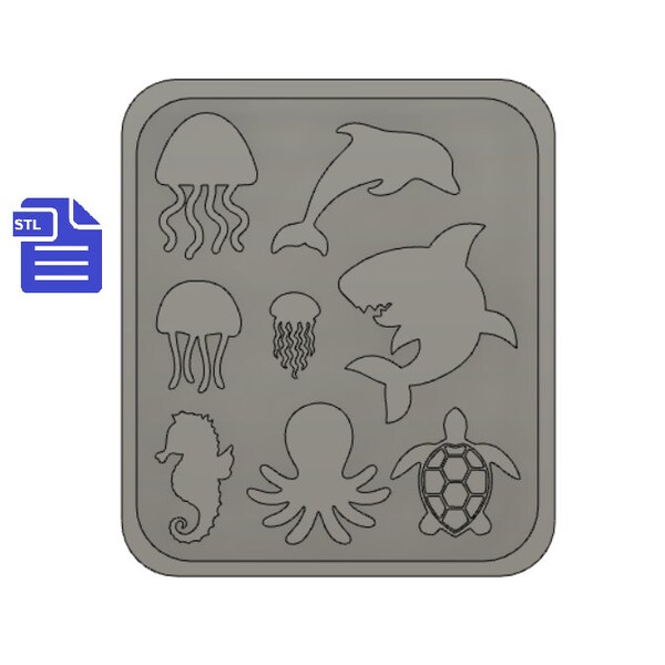 Jellyfish Stl File - Etsy