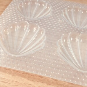 Large Bubble Seashell Resin Mold - Flexible Plastic Molds - Summer ...