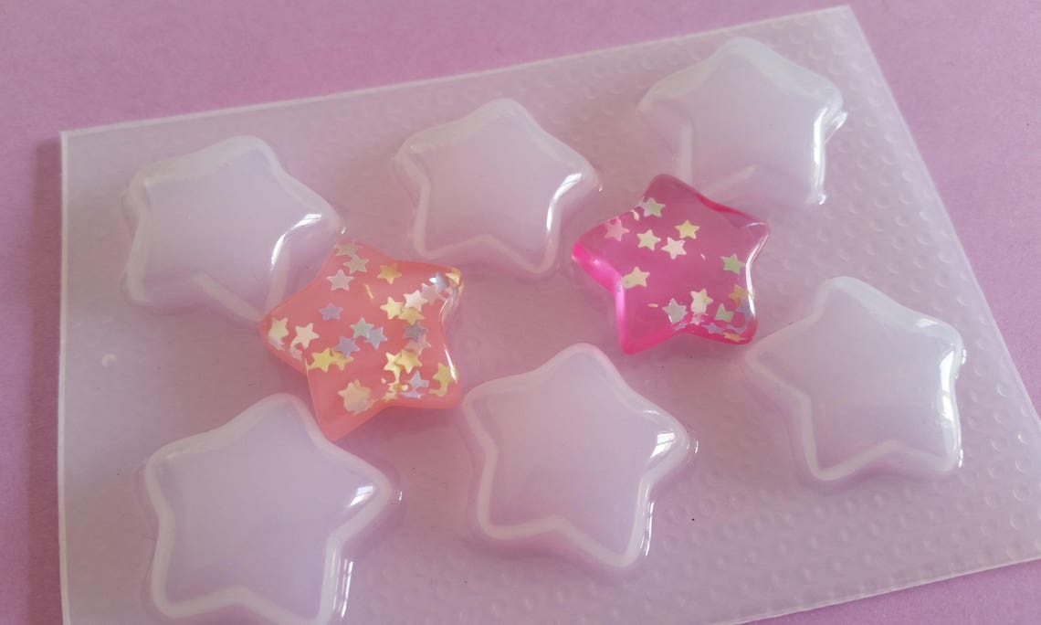Small Bubble Star Resin Mold Flexible Plastic Resin Molds - Etsy Hong Kong