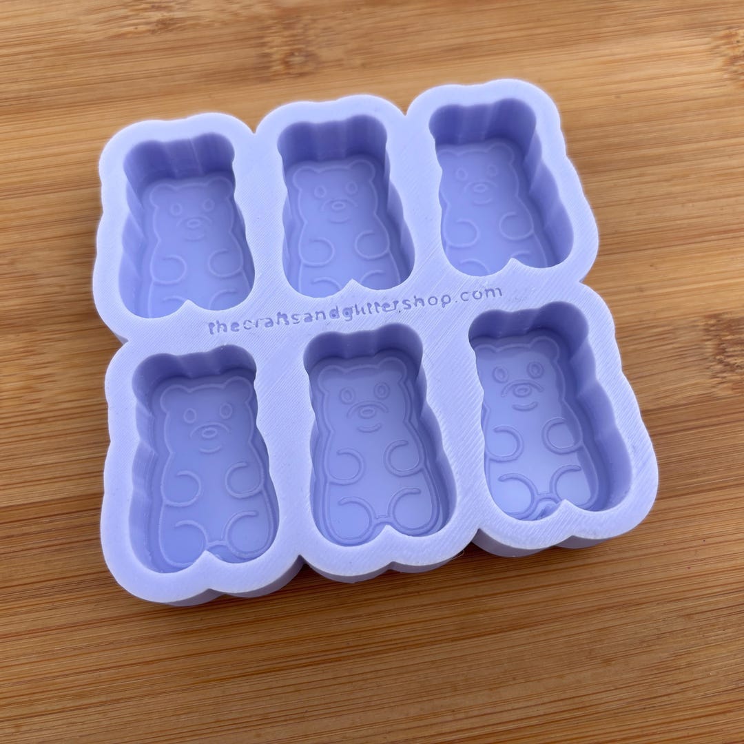 Gummy Bear Silicone Mold, Food Safe Silicone Rubber Mould for Resin ...